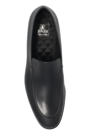 FABI Leather Loafers - Brown