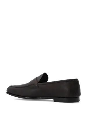 FABI Leather Loafers - Brown