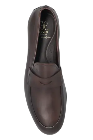 FABI Leather Loafers - Brown