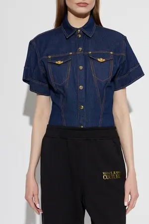 Versace Denim Bodysuit