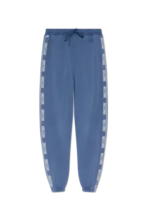 Moschino Track Pants With Side Stripes - Blue
