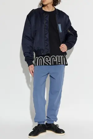 Moschino Track Pants With Side Stripes - Blue