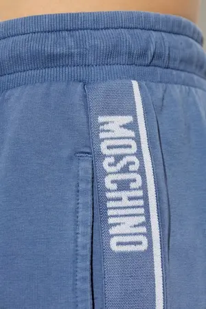 Moschino Track Pants With Side Stripes - Blue