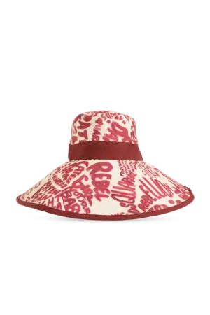Dsquared2 Printed Hat - Red
