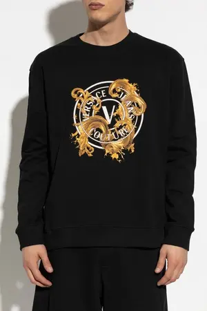 Versace Sweatshirt With Printed Logo