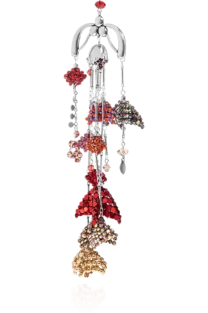 Isabel Marant Étoile Crystal Dangle Earring - Red