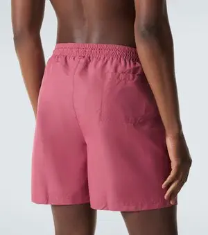 Brunello Cucinelli Logo Swim Trunks - Pink
