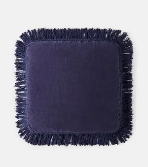 ONCE MILANO Linen Cushion - Blue