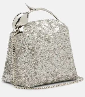 Erdem Bloom Mini Sequined Top-handle Bag