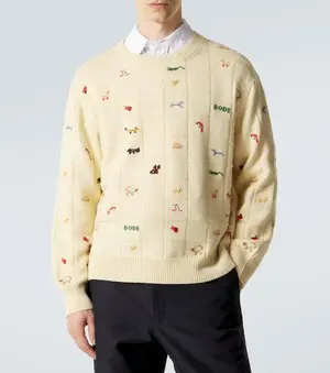 BODE Zoologist Wool And Alpaca Sweater