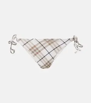 Burberry Check Bikini Bottoms Multicoloured