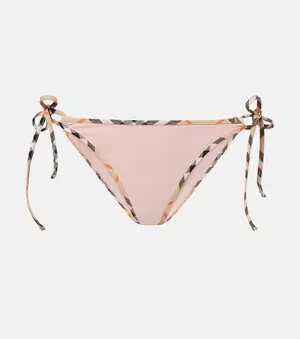Burberry Check Bikini Bottoms - Pink