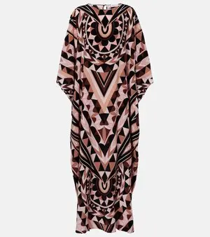 Emilio Pucci Silk Crepe De Chine Kaftan - Pink