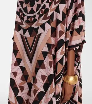 Emilio Pucci Silk Crepe De Chine Kaftan - Pink