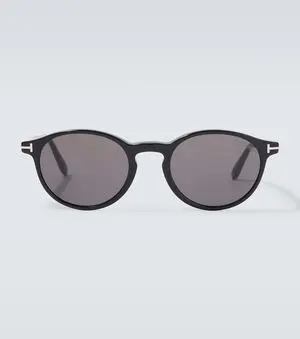 TOM FORD Prescott Round Sunglasses - Black