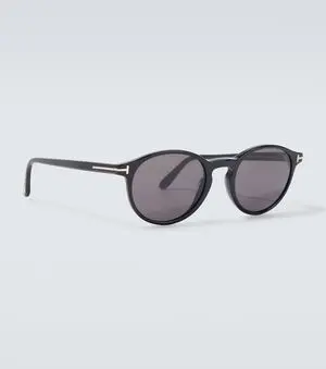 TOM FORD Prescott Round Sunglasses - Black