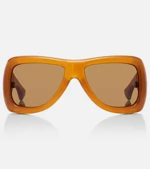 Saint Laurent Saint Laurent Oversized Sunglasses Orange