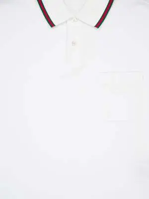 Gucci Polo Stretch Piquet Cotton - White