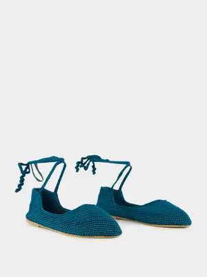KASHURA High Crochet Ballerina - Blue