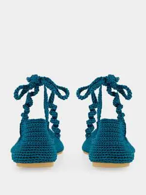 KASHURA High Crochet Ballerina - Blue