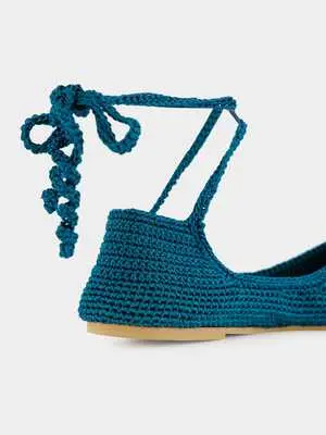 KASHURA High Crochet Ballerina - Blue