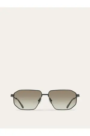FERRAGAMO Octagon Frame Sunglasses - Black