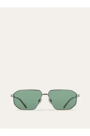FERRAGAMO Octagon Frame Sunglasses - Red