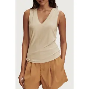 Varley Corby V-neck Modal Blend Tank - Birch
