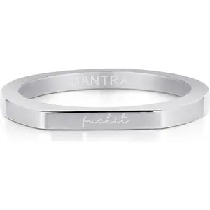 MANTRA Statement Ring - Silver