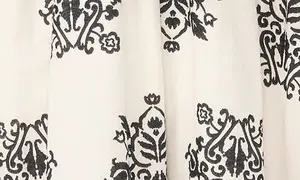CECE DUPRAZ Printed Tiered Maxi Dress - New Ivory