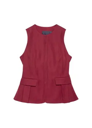Mint Velvet Tailored Tie Back Waistcoat