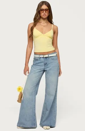 EDIKTED Evianna Double Tie Back Camisole