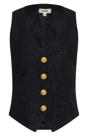 L'Agence Kino Bonded Lace Vest
