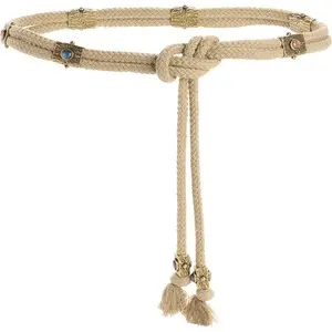Isabel Marant Étoile Aleea Embellished Rope Belt - Khaki