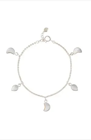 FREYA ROSE Sterling Silver Bracelet - Petite Moon