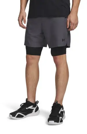 Under Armour Vanish Woven 2.0 2-in-1 Shorts - 025 Castlerock