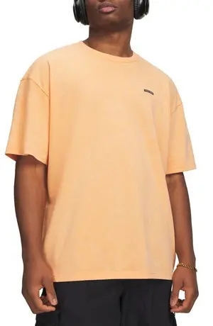 Under Armour Ua Logo Patch Oversize T-shirt - Orange Bloc