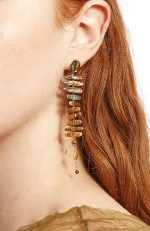 Chan Luu Mizumi Drop Earrings