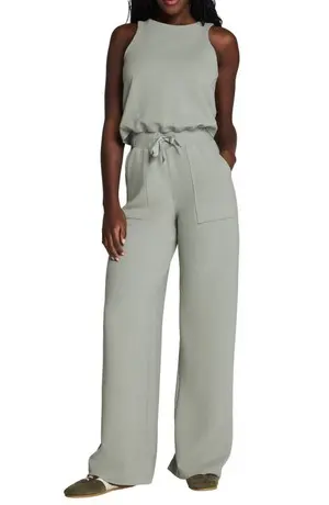 Spanx Airessentials® French Rib Jumpsuit Sage Brush