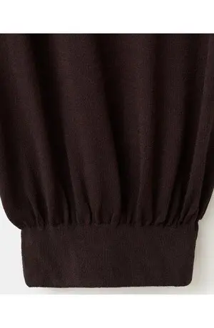 Mango Knit Balloon Leg Trousers - Wine