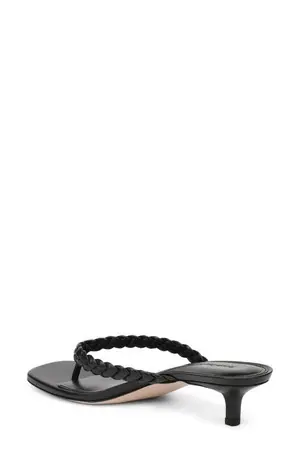 FAVORITE DAUGHTER Sutton Kitten Heel Sandal - Black