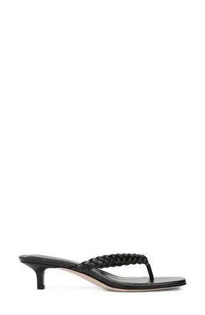 FAVORITE DAUGHTER Sutton Kitten Heel Sandal - Black