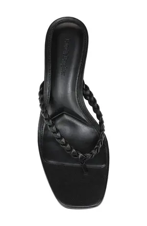 FAVORITE DAUGHTER Sutton Kitten Heel Sandal - Black