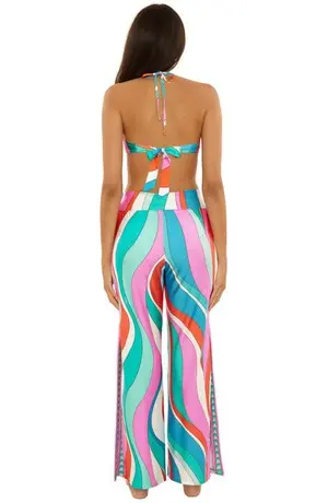 Trina Turk Apollo Printed Cover-up Pants