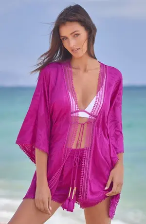 Trina Turk Catamaran Beach Cover-up Shorts