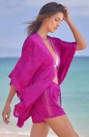 Trina Turk Catamaran Beach Cover-up Shorts