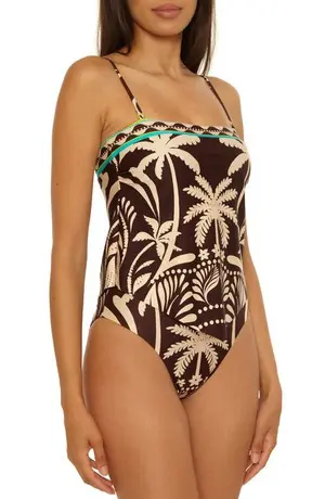 Trina Turk Syros Bandeau Tankini Top