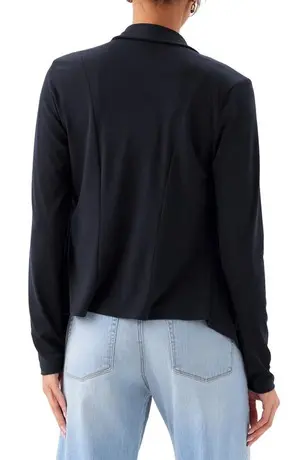 Karen Kane Open Front Cardigan - Black