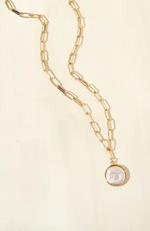 SET & STONES Capri Pendant Necklace - Gold