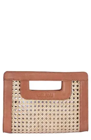 JELAVU Delmare Top Handle Bag - Tan